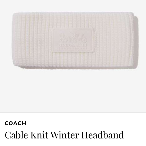 Coach | Accessories | Coach Knit Headband | Poshmark